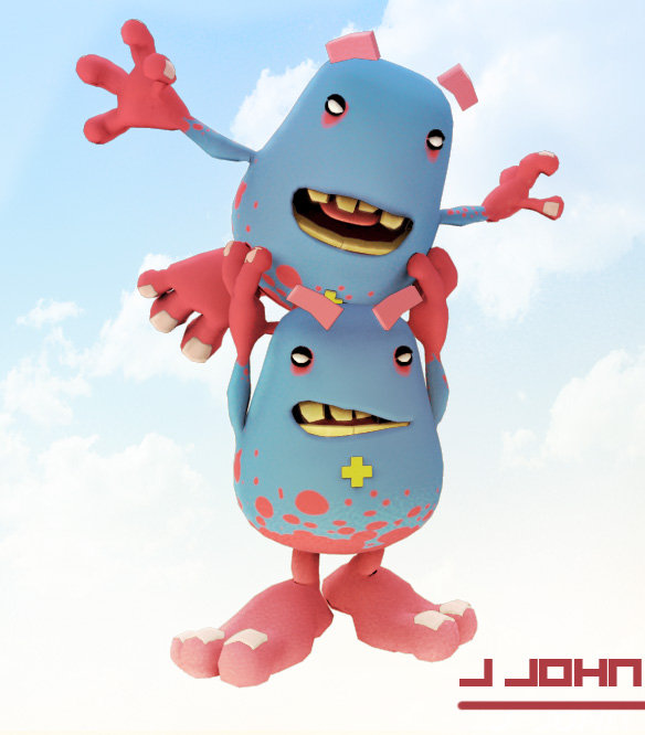 ArtStation - Blue Red Guys