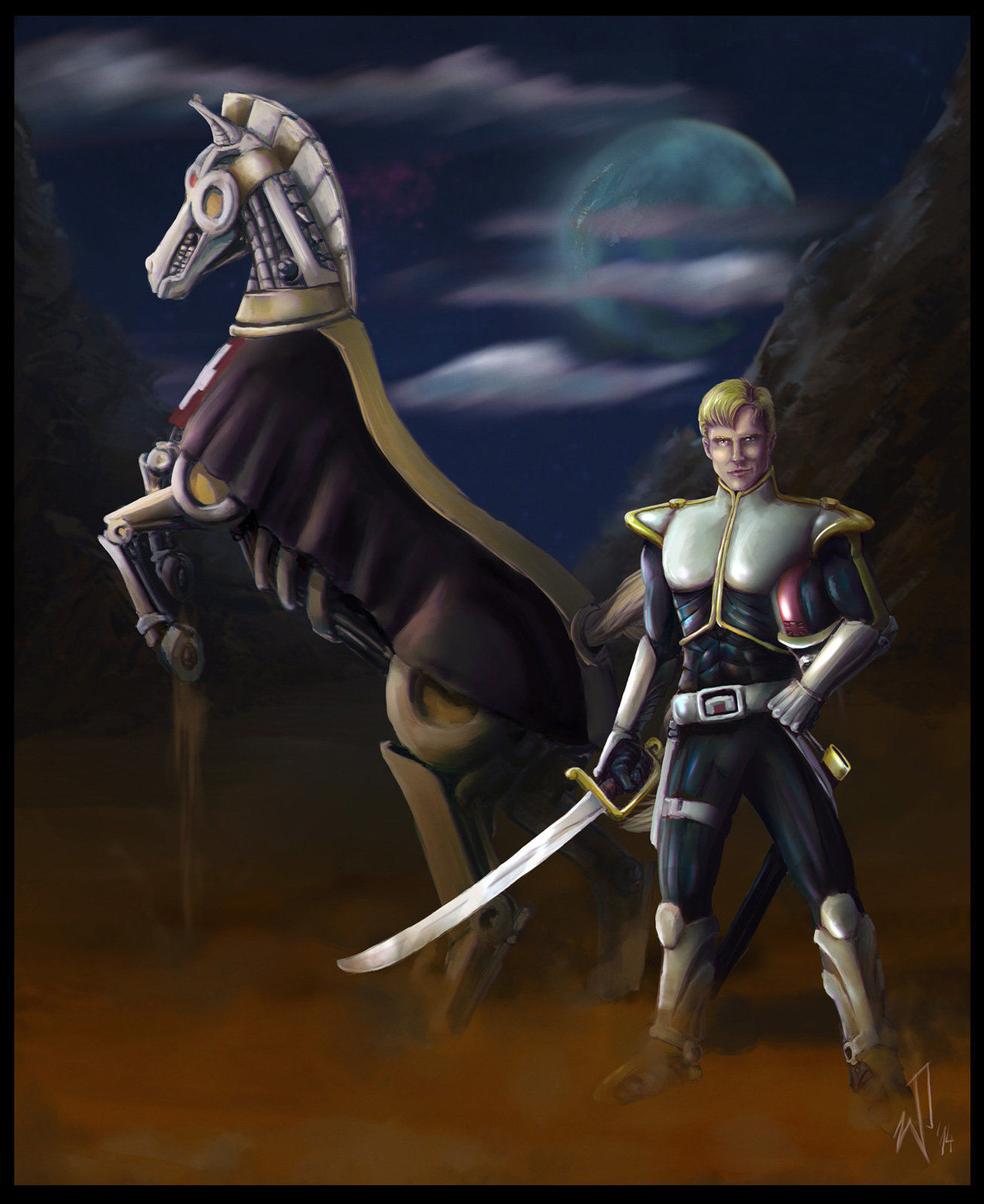 ArtStation - Sabre Rider Fan Art