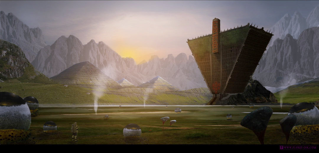 ArtStation - Alien landscape