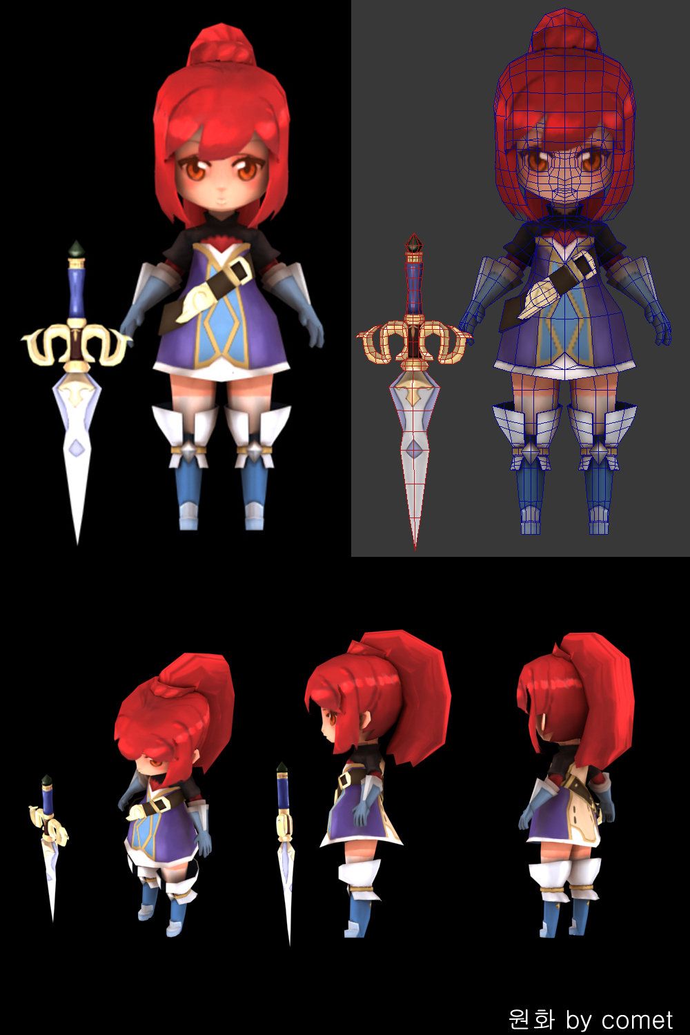 ArtStation - sword woman