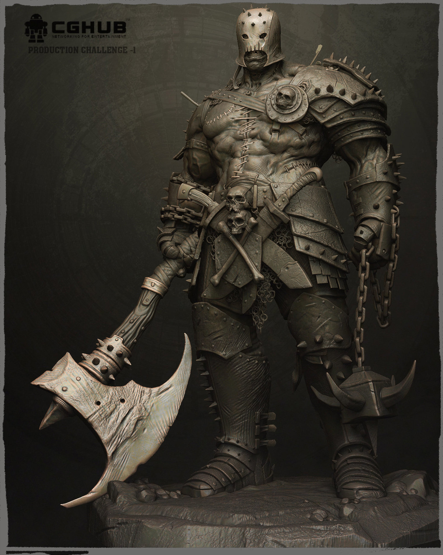 ArtStation - Frankenstein Warrior-