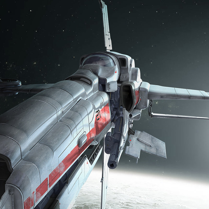 ArtStation - INTERCEPTOR SPACE SHIP, Gennaro Esposito