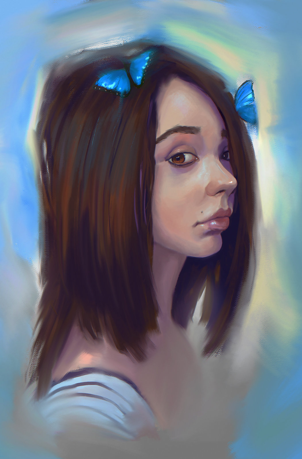 ArtStation - Butteffly girl