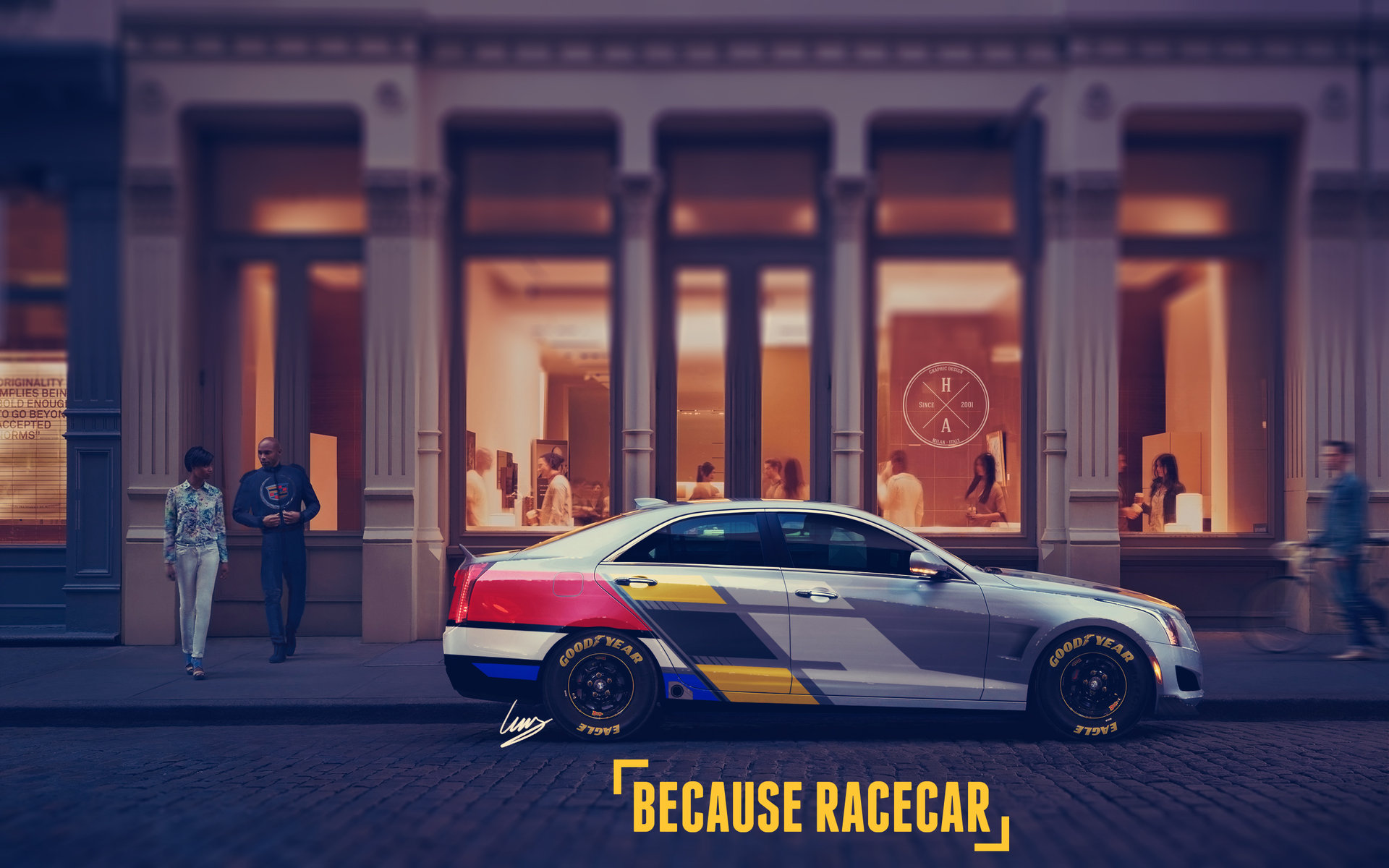 ArtStation - Cadillac ATS Race
