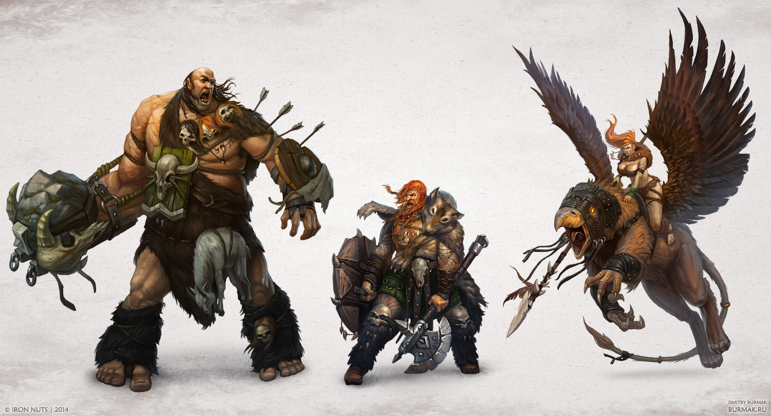 ArtStation - Warlords: Art of War - Barbarians