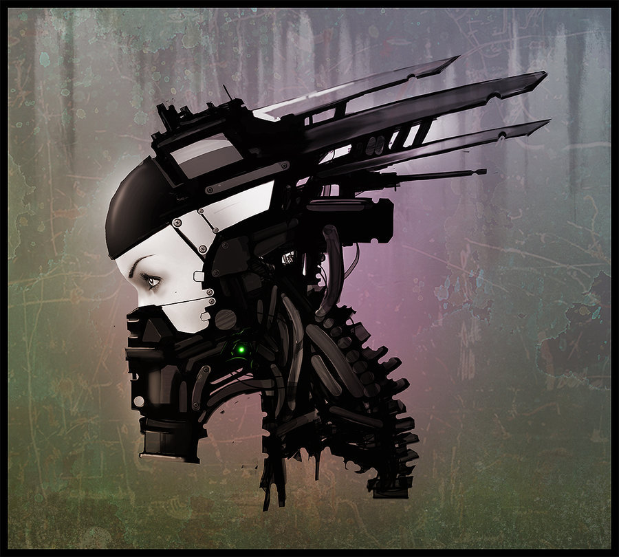 ArtStation - Female robot head ver2