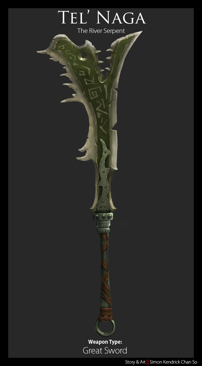 ArtStation - TEL' NAGA: The River Serpent