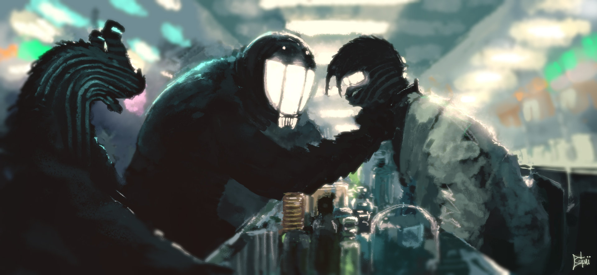 ArtStation - Bar Fight