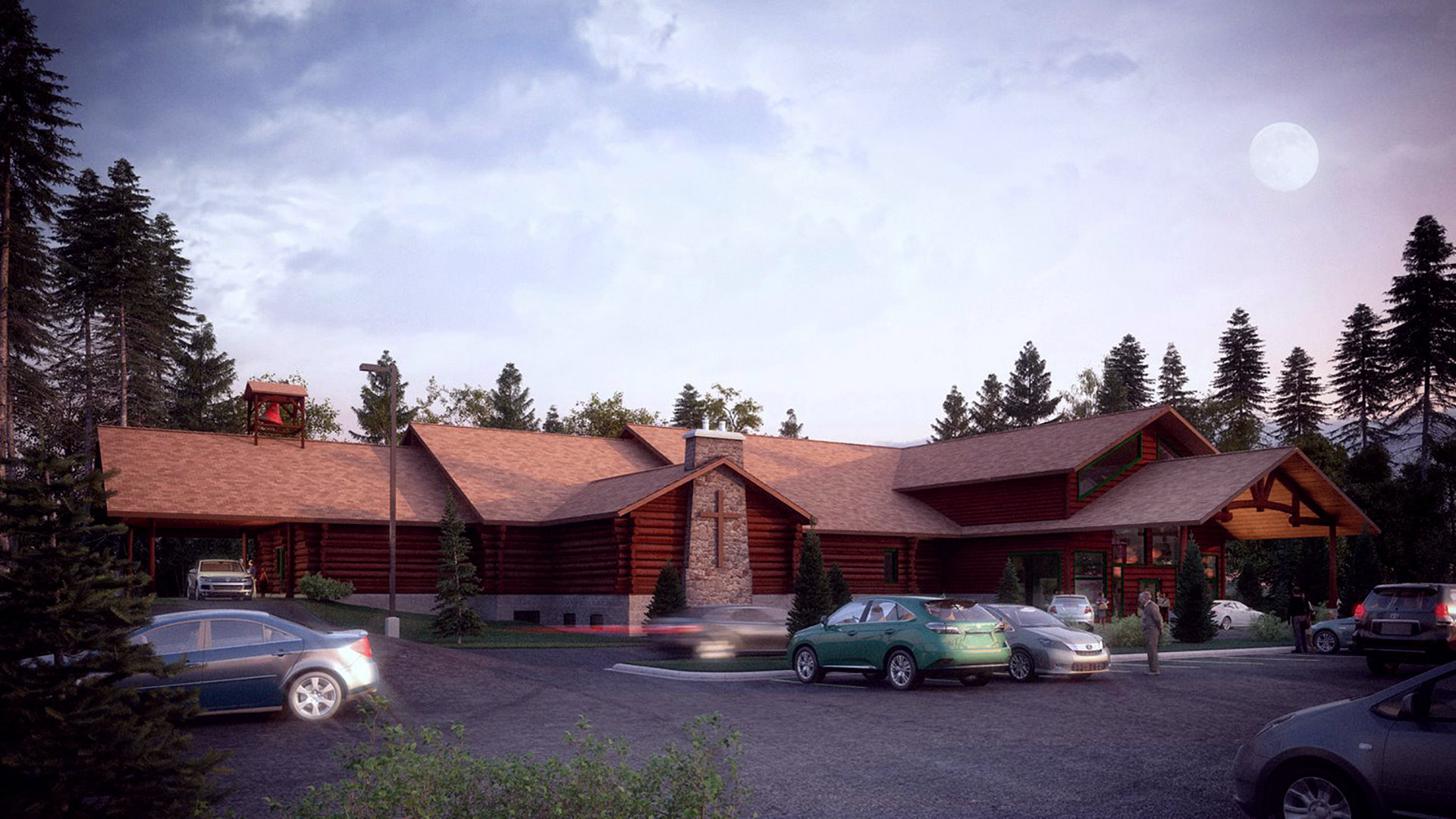 ArtStation - Log Church