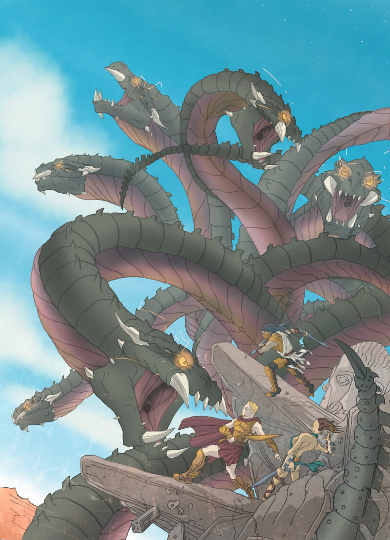 ArtStation - Hydra Attack