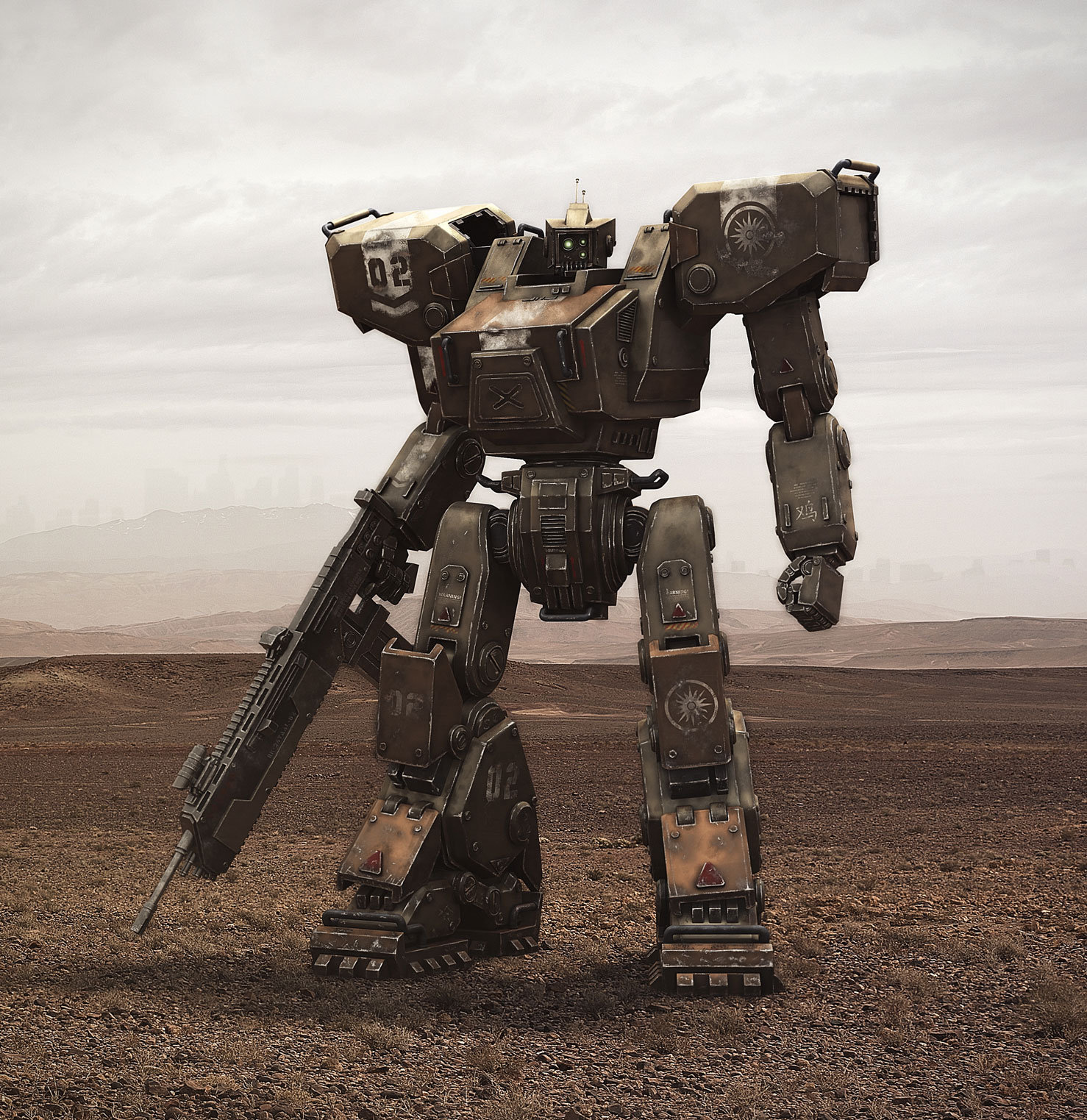 ArtStation - Asian Dominion Legionary Mech