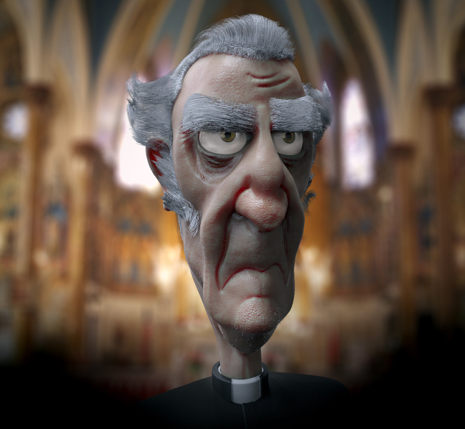 ArtStation - Old Priest