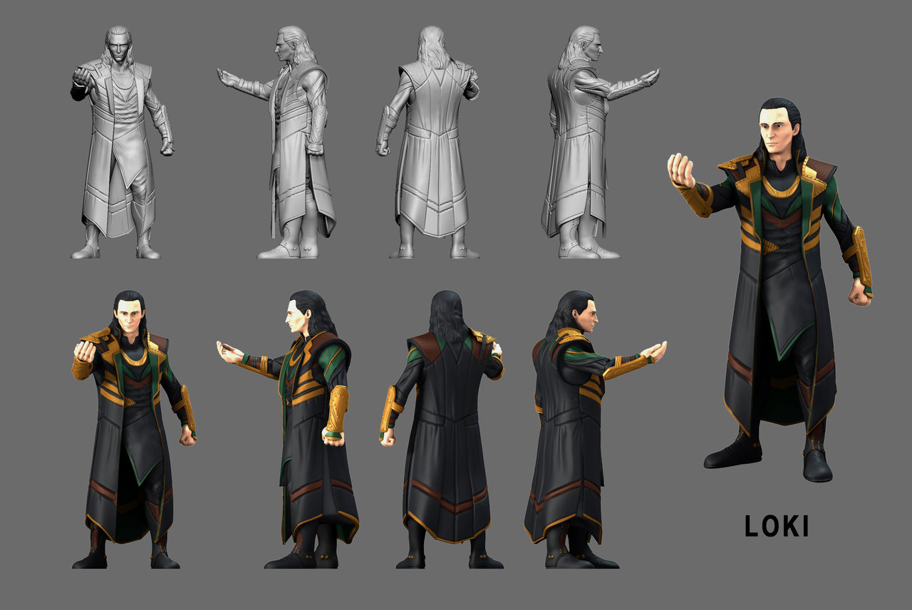 ArtStation - Loki Heroclix figure