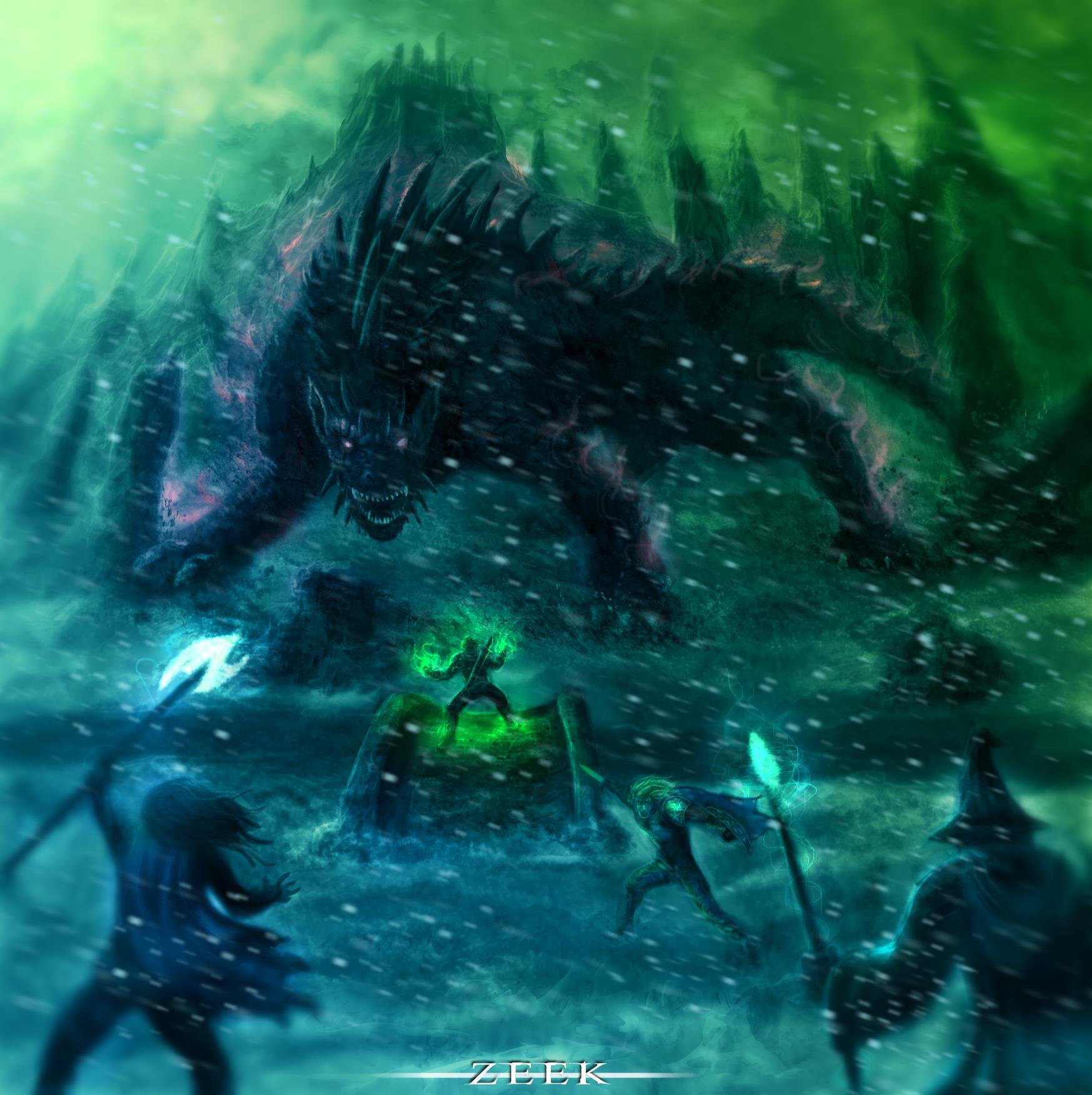 ArtStation - Storm Battle