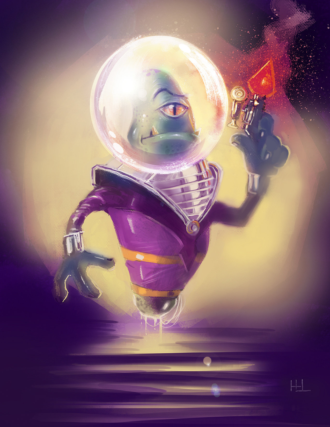 ArtStation - Vintage Alien