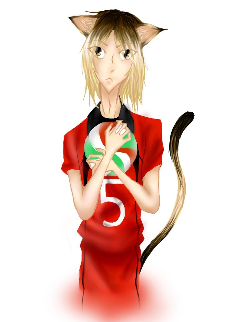 ArtStation - Cat boi Kenma - haikyuu