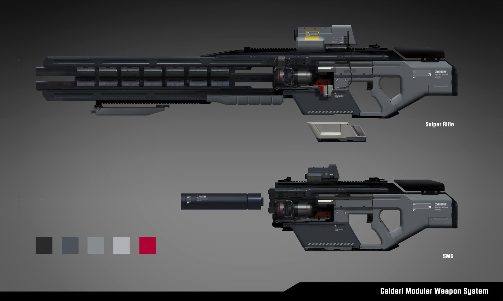 ArtStation - Modular Weapon System Concept