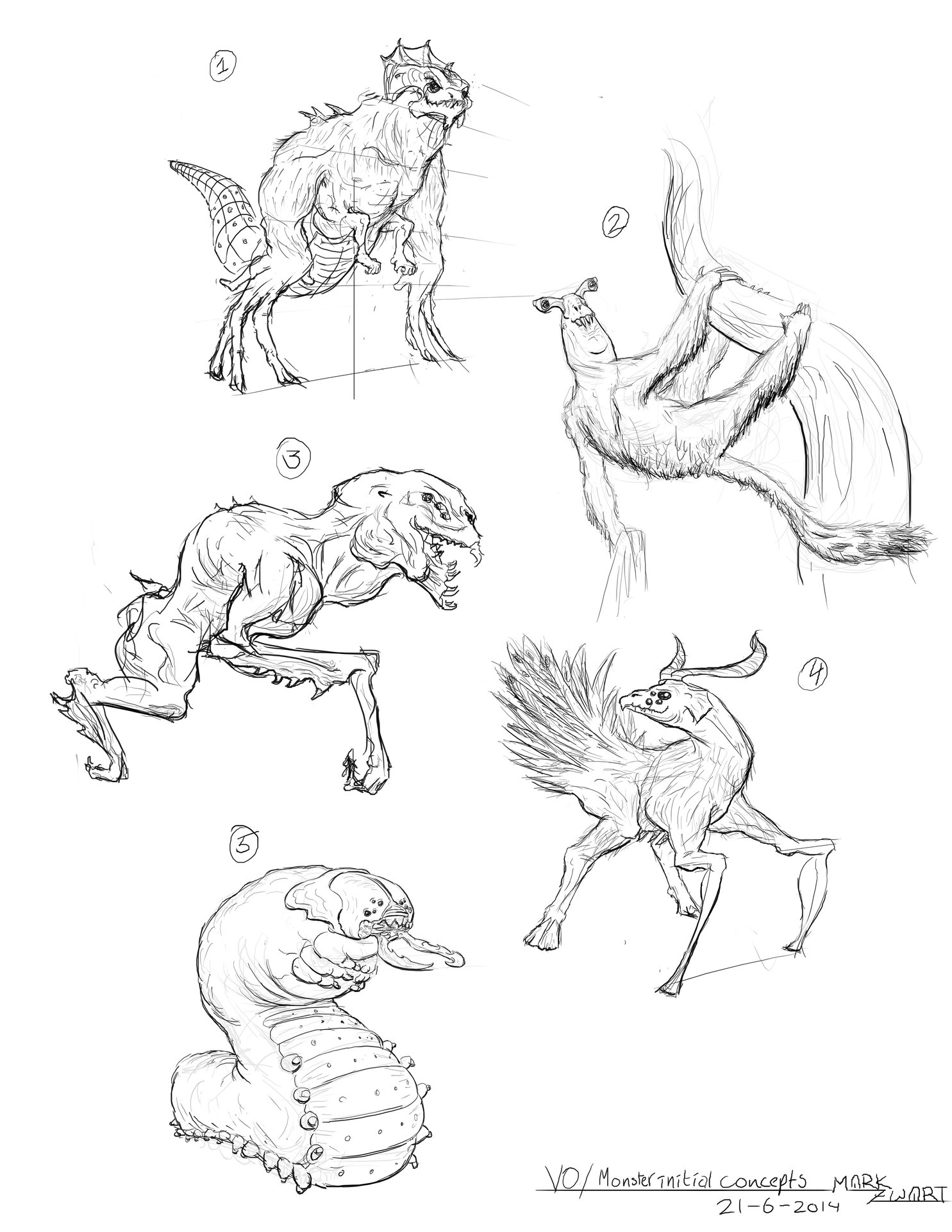 ArtStation - Monster Concepts