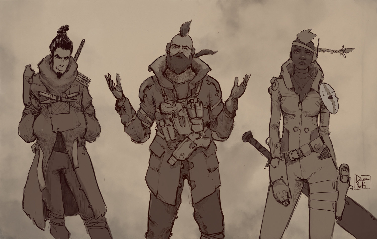 ArtStation - Deadly Trio