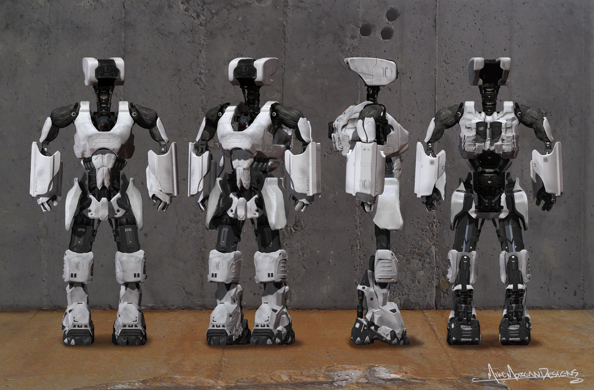 Mike Morgan - Mead Service Droid | Concept Aaron Mead | Sculpt by Mike ...