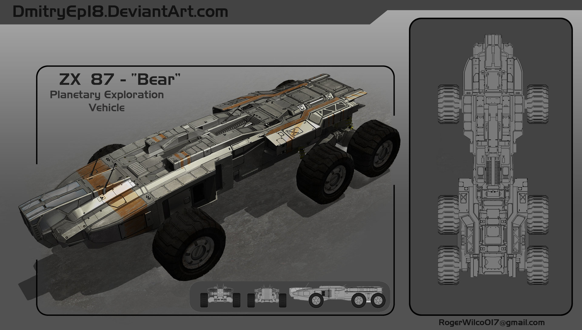 ArtStation - Planetary Exploring Vehicle