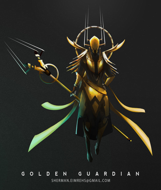 ArtStation - The Golden Guardian