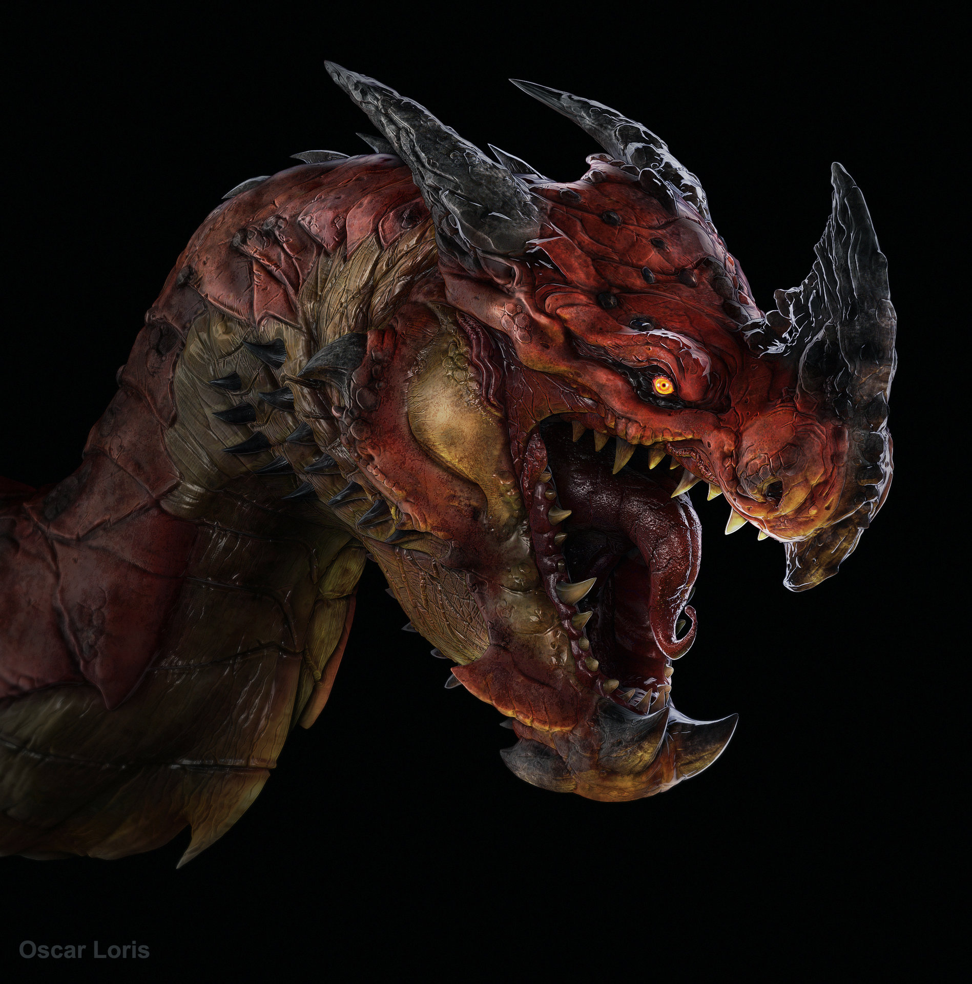 ArtStation - Red Dragon