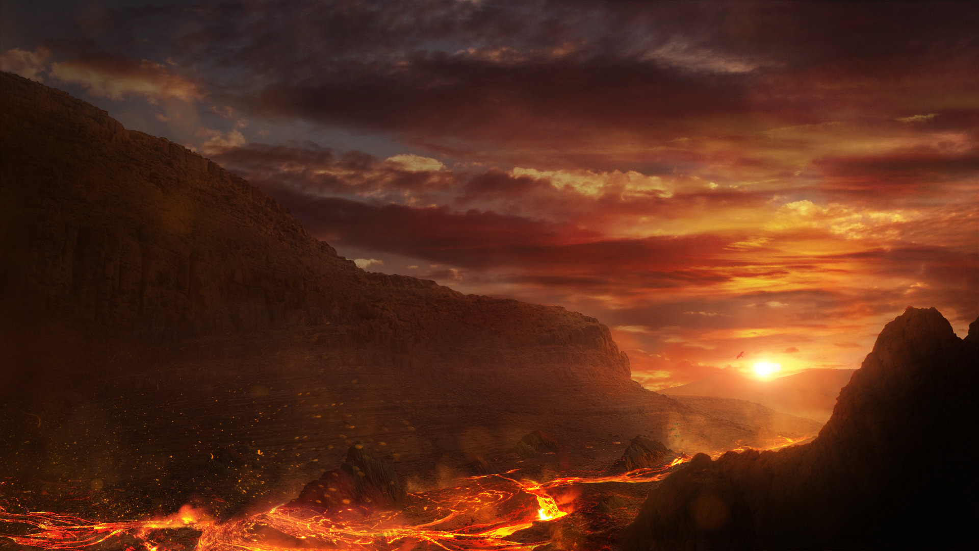 ArtStation - Magma Valley