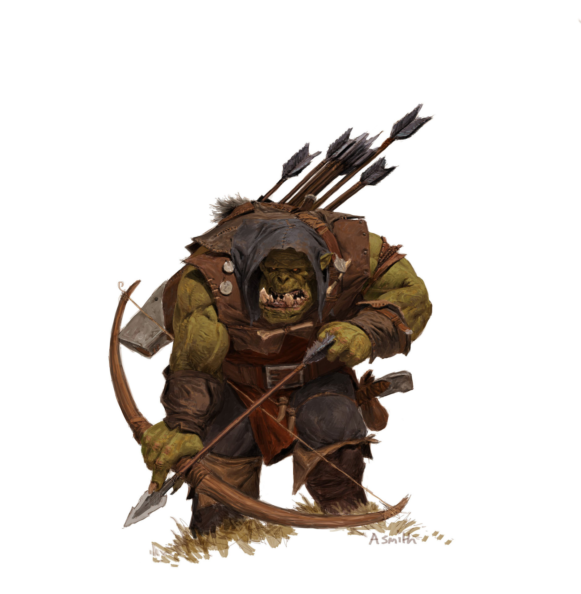 ArtStation - forgeworld/games workshop concept- orc arrer boy