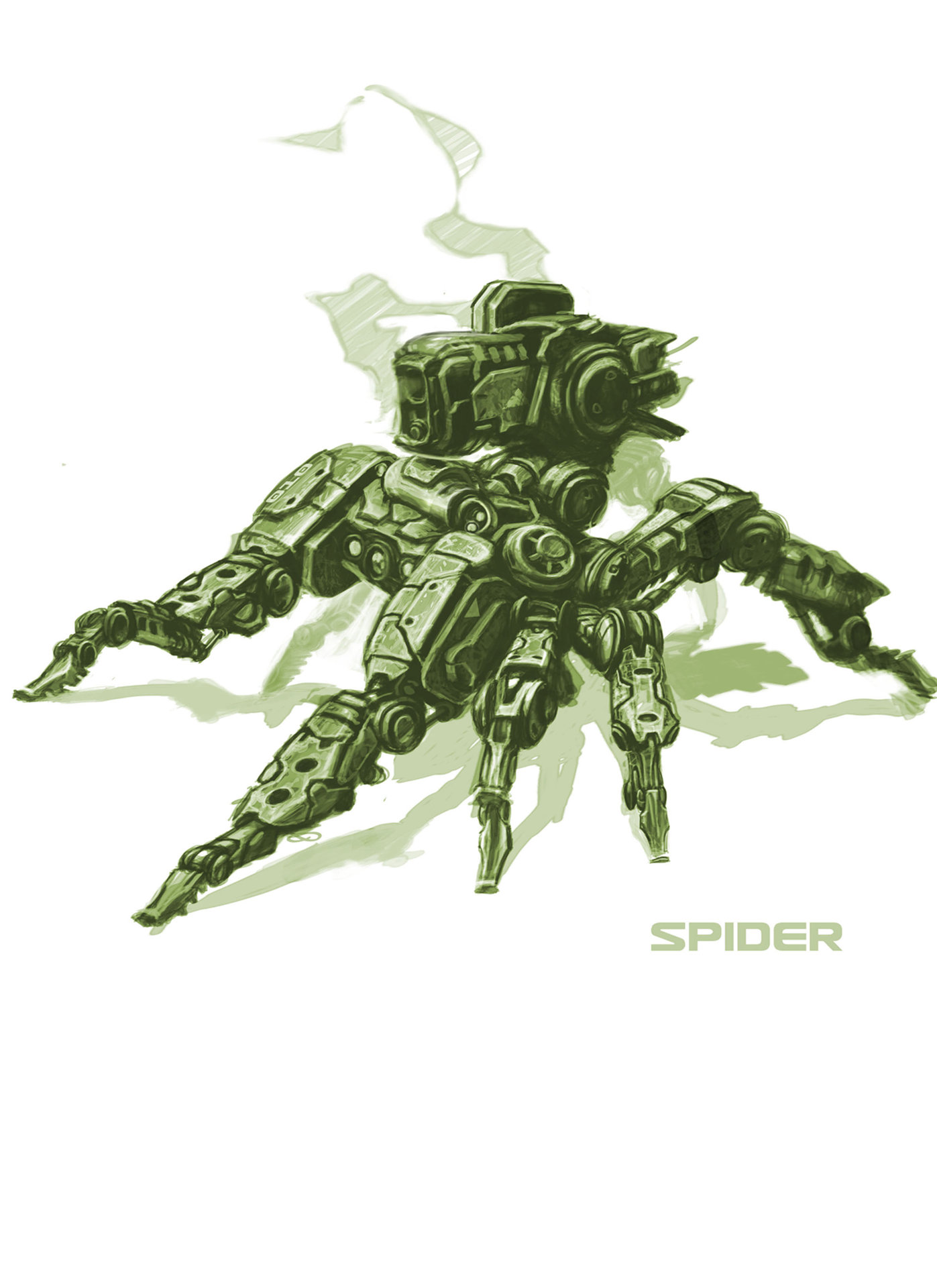 ArtStation - Spider Mech