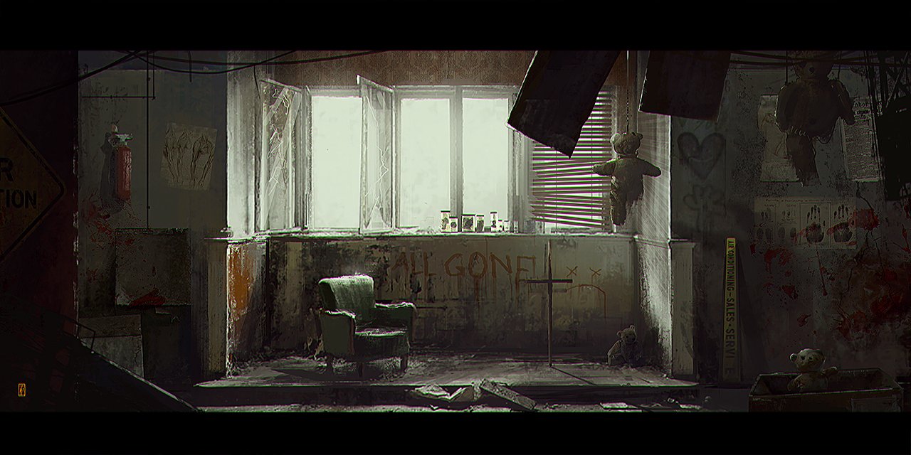 ArtStation - HAUNTED_HOUSE_ROOM, Markus Lovadina