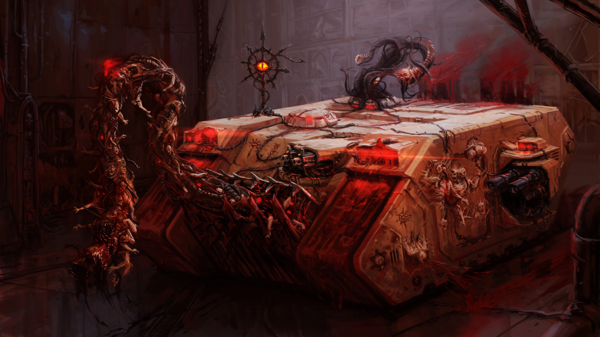 ArtStation - Possessed chaos tank