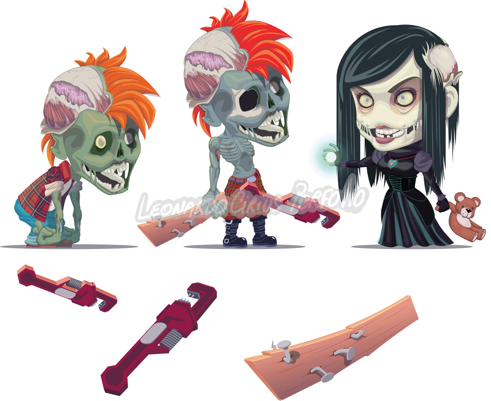 Leonardo Cirius - [COMMISSION] Character Design (Vectors)