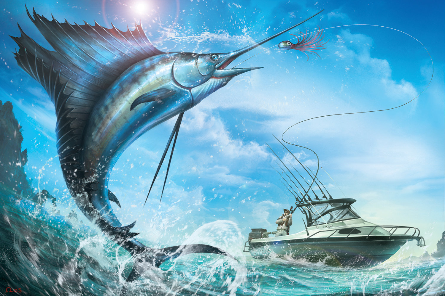 ArtStation - Fishing Hero