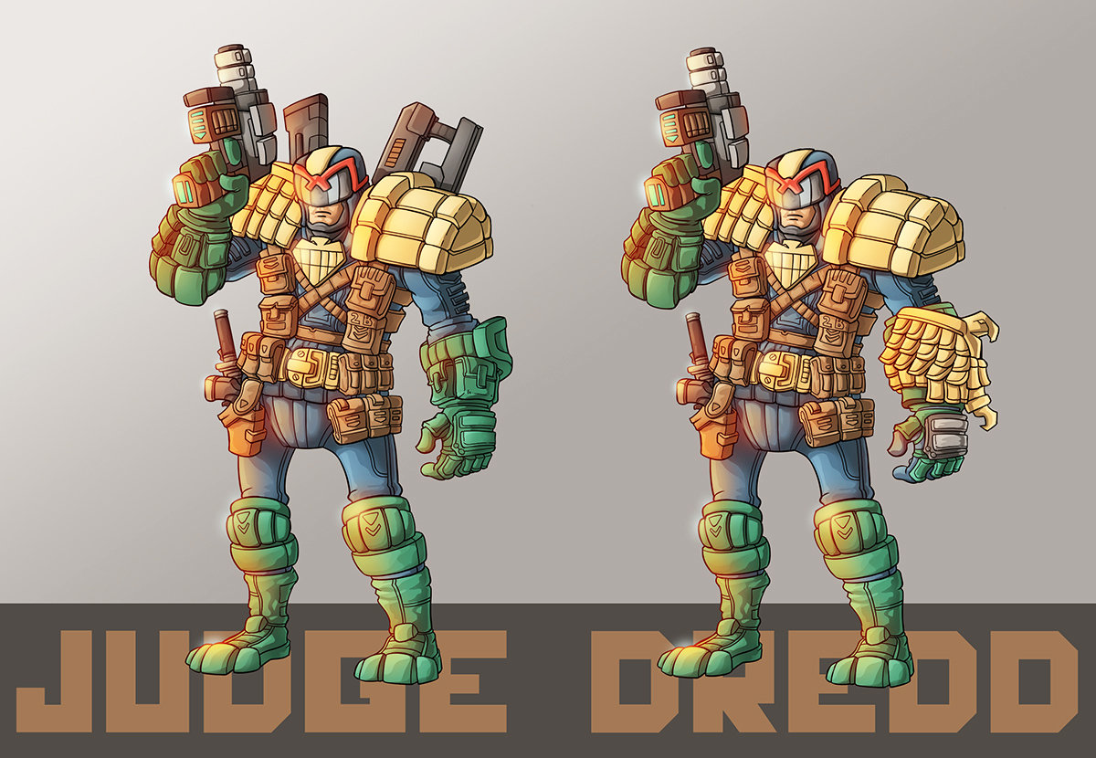 ArtStation - Judge Dredd