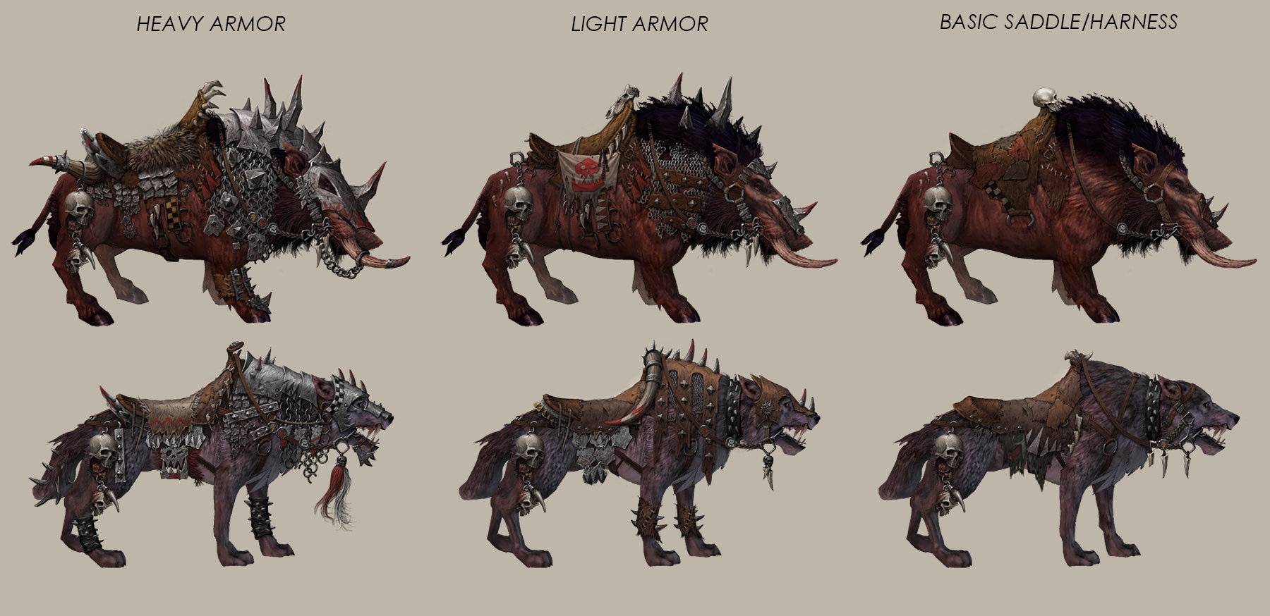 ArtStation - Greenskin Mount Armor Sheet, Eric Polak