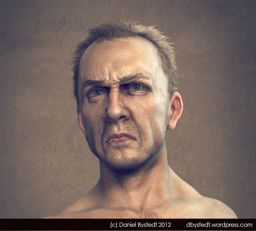 ArtStation - Angry man front