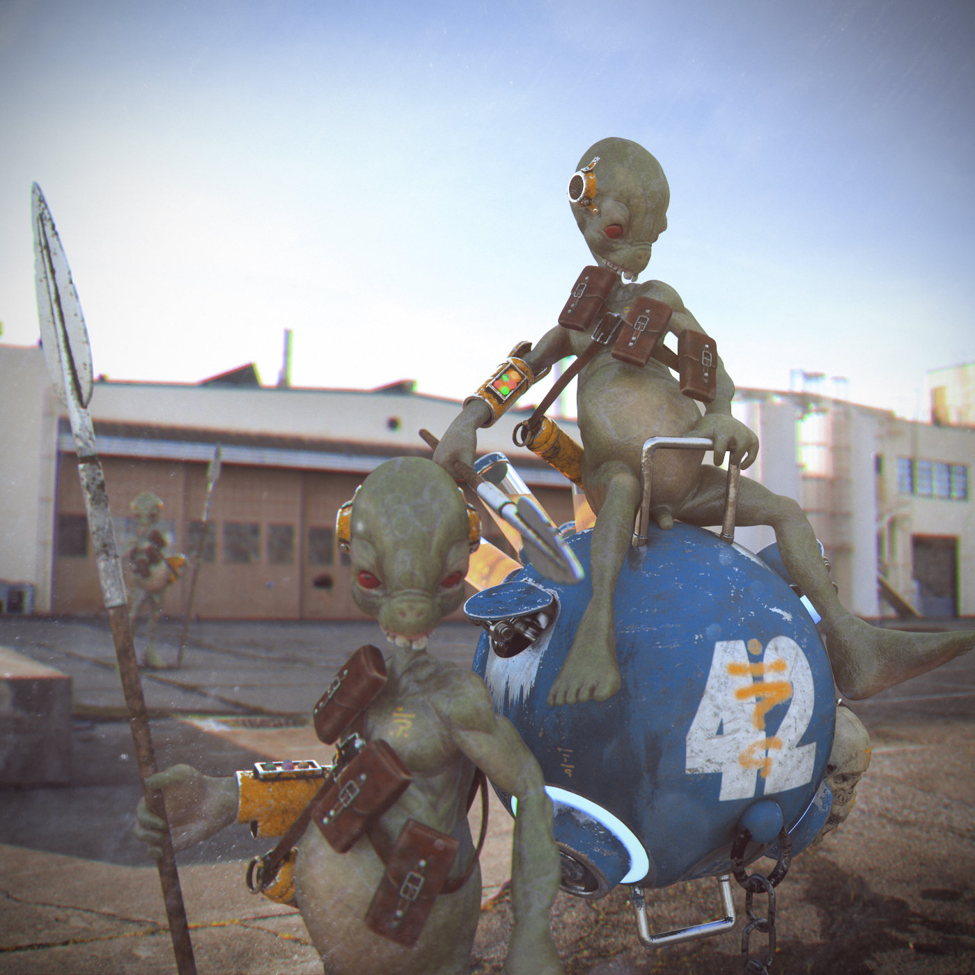 ArtStation - alien hunters