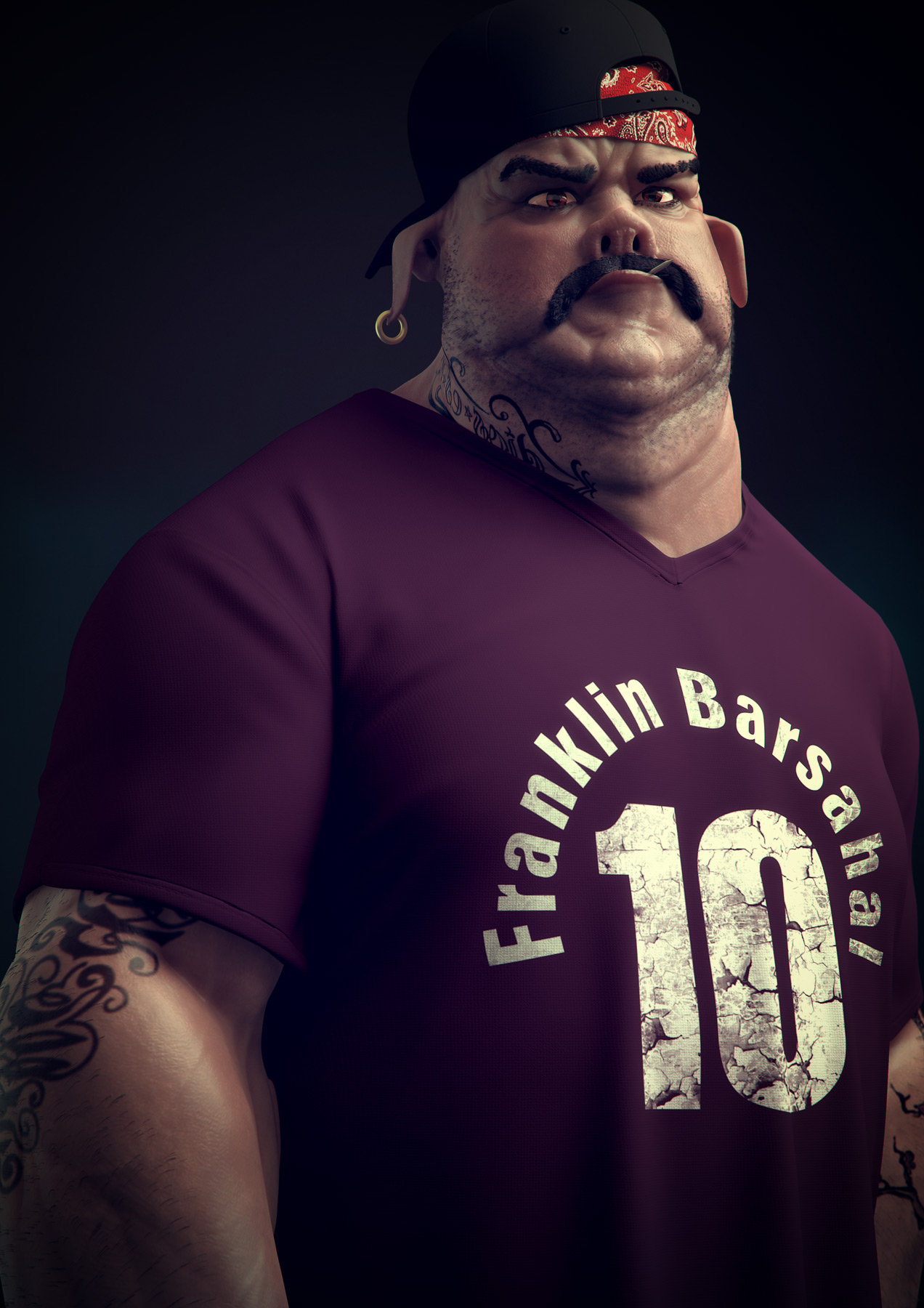 ArtStation - Gangsta pig