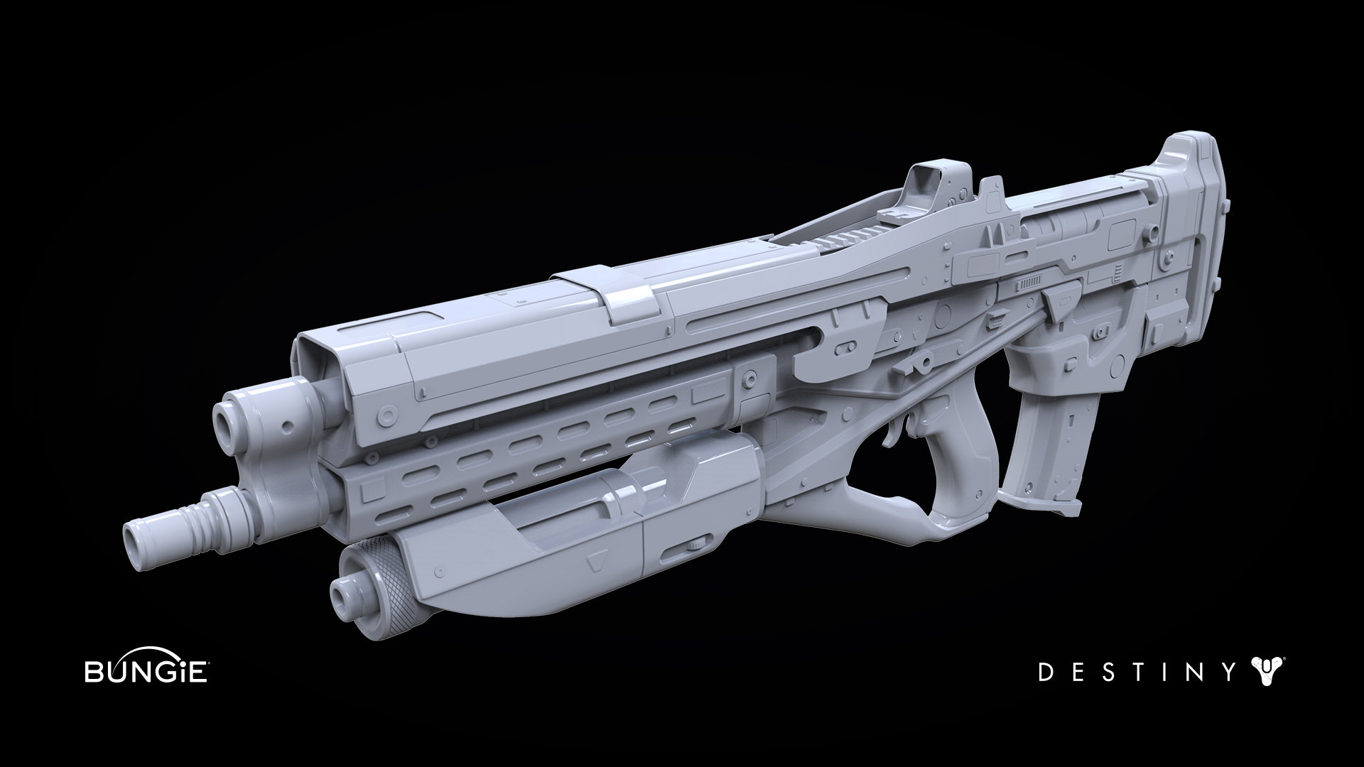 ArtStation - Destiny: Pulse Rifle 1A