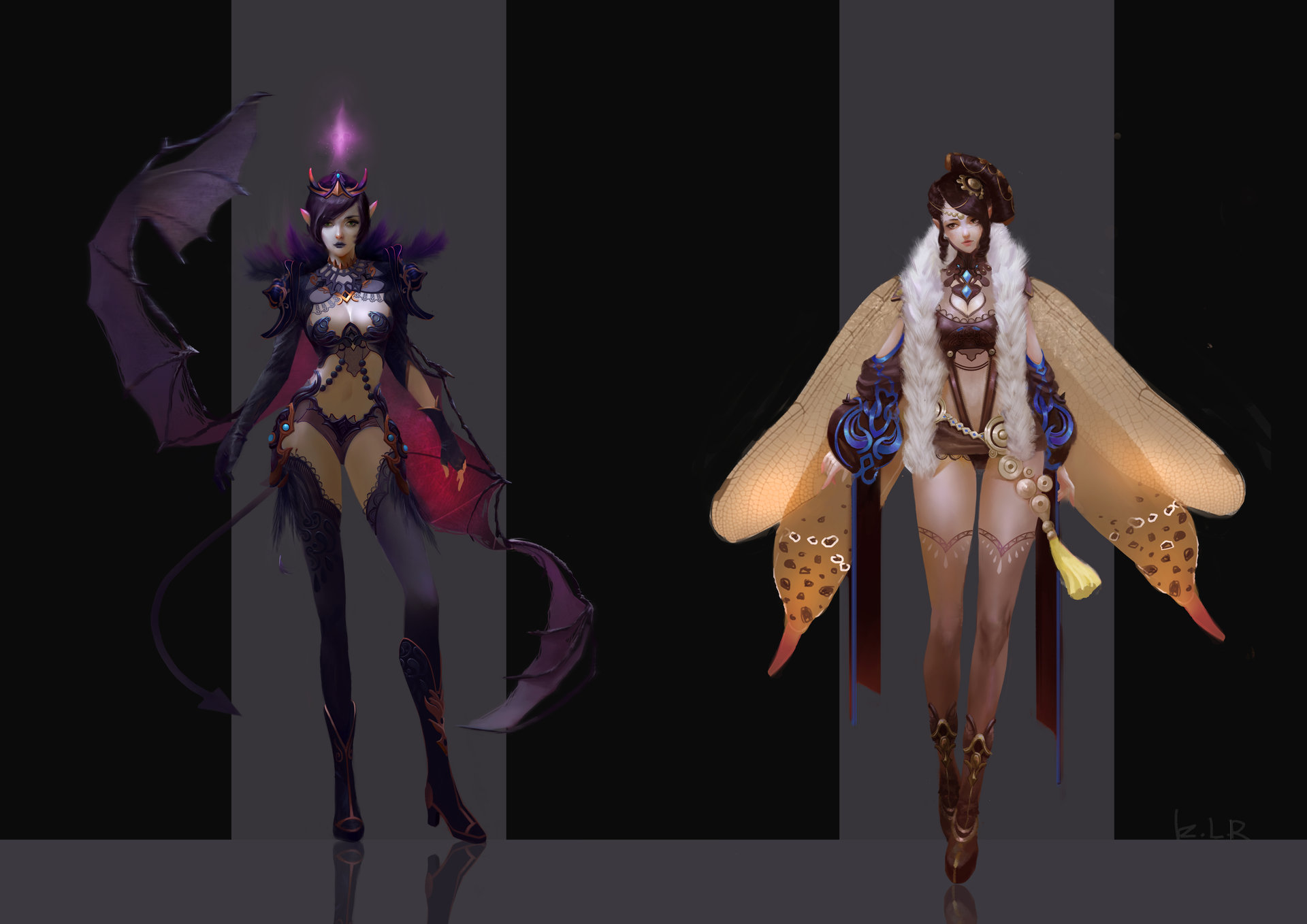 ArtStation - Wing Girls