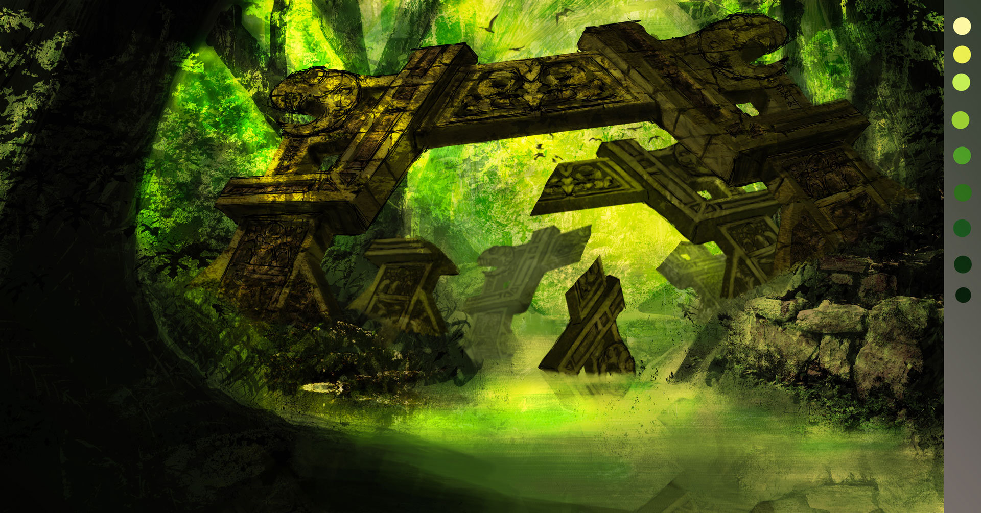 ArtStation - Jungle Ruins