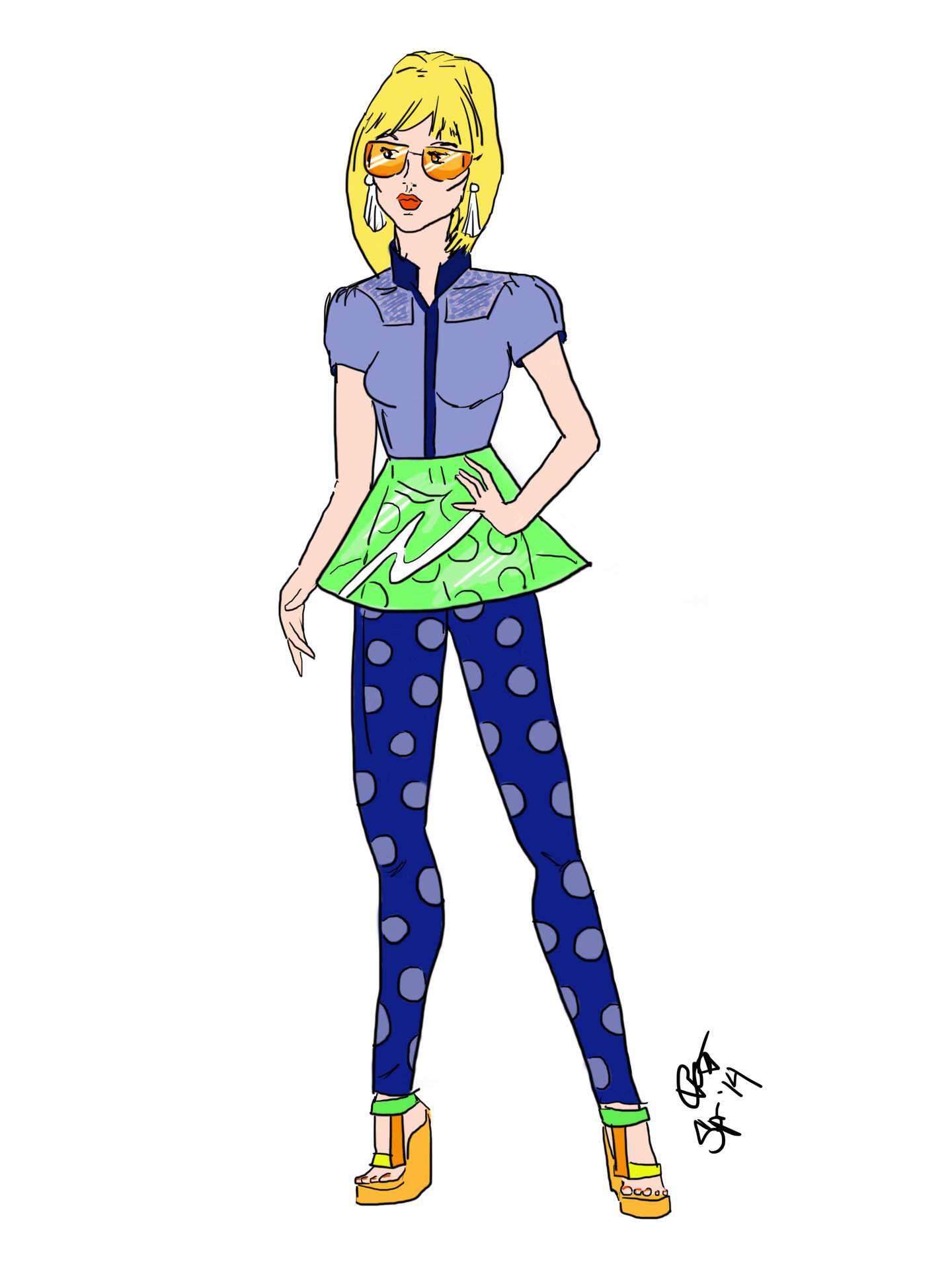 ArtStation - Mod Meets the 70's, Spring 2014