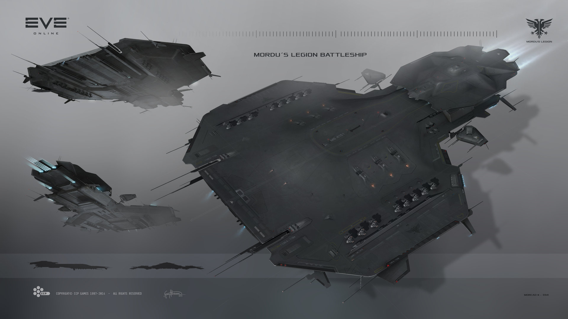 ArtStation - Mordu´s Legion ship design