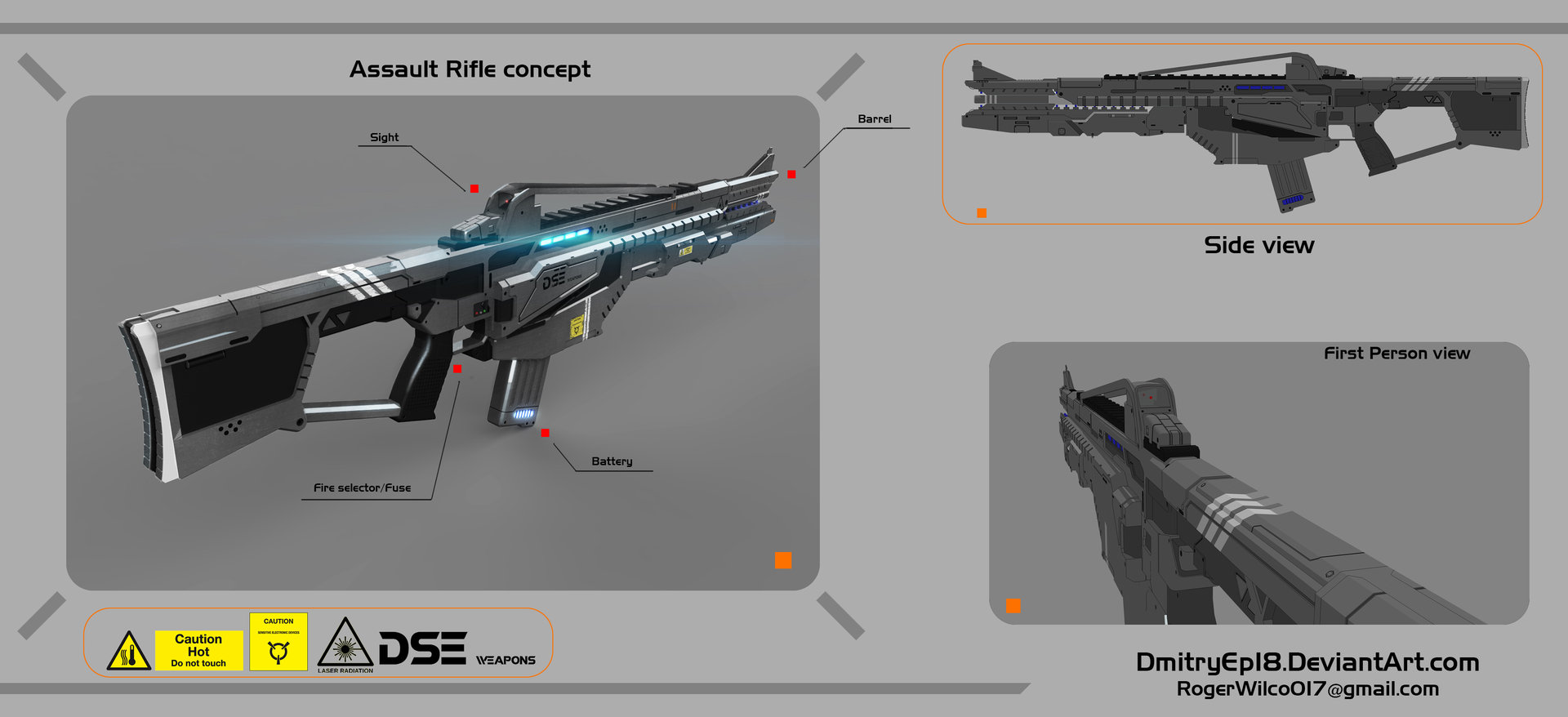 ArtStation - Assault rifle concept