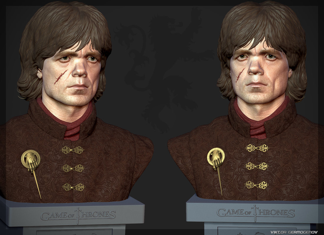 ArtStation - Tyrion textured (Game of Thrones)