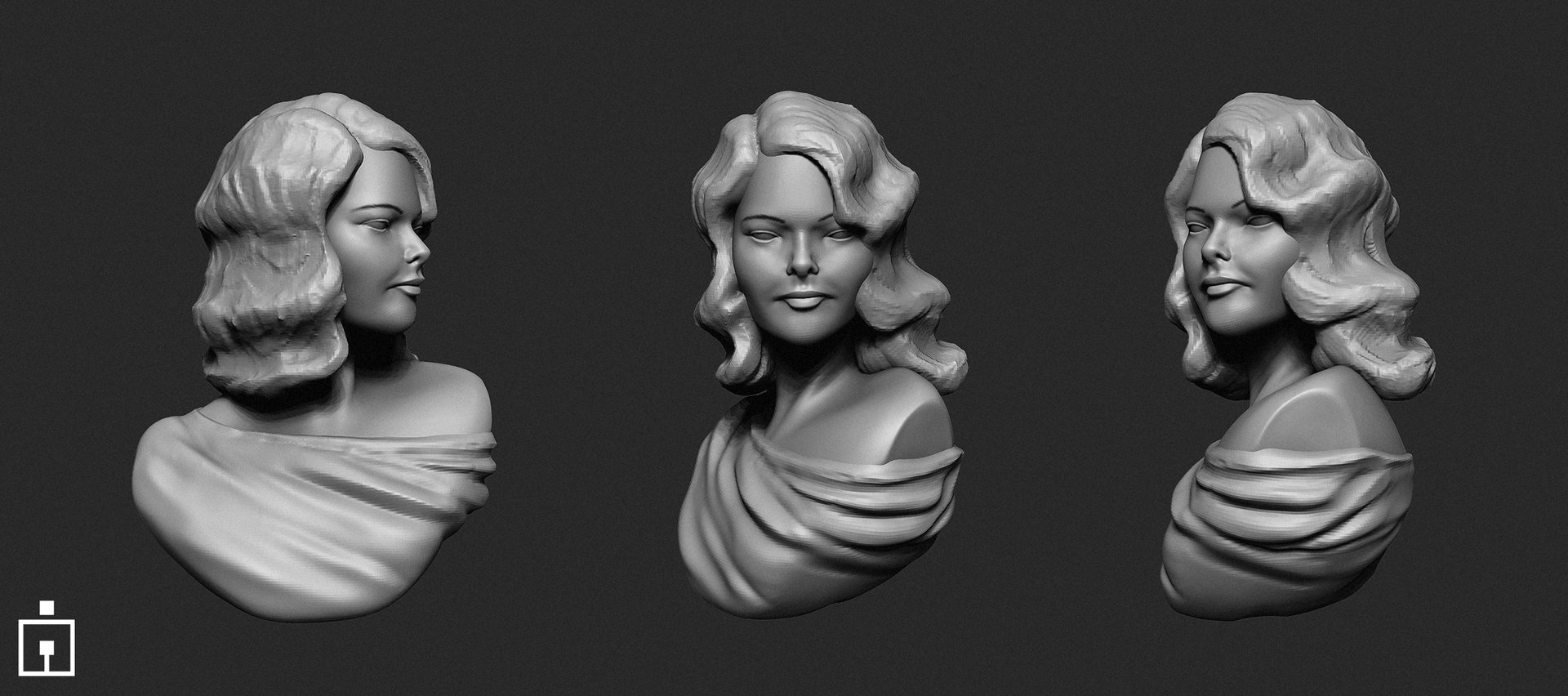 ArtStation - Female Facial Study