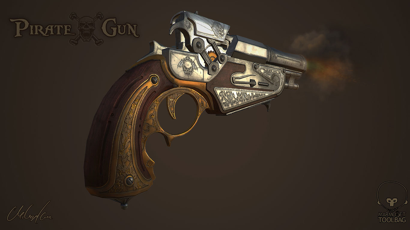 ArtStation - Pirate Gun, Veso Mihaylov