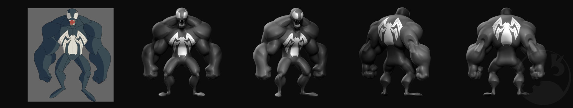 ArtStation - Venom - Sculpt