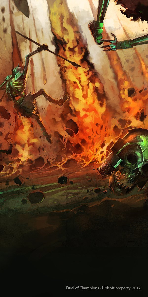 ArtStation - Might & Magic Duel of Champions, card artwork